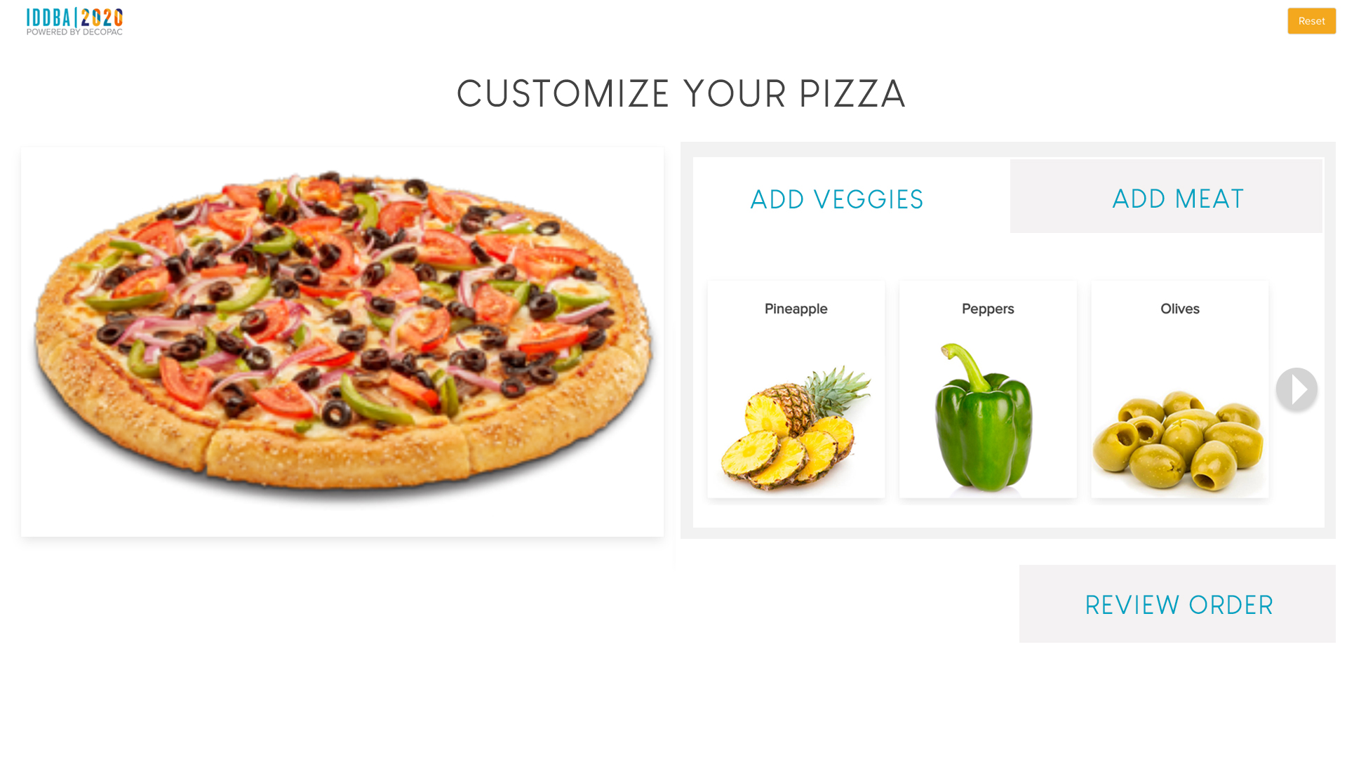 Pizza Configurator – Taylor Lauren Design